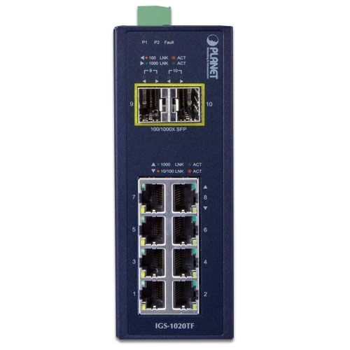 SWITCH GIGA 8 PORTS POE + 2 PORTS SFP - MANAGABLE - NON RACKABLE - D-LINK