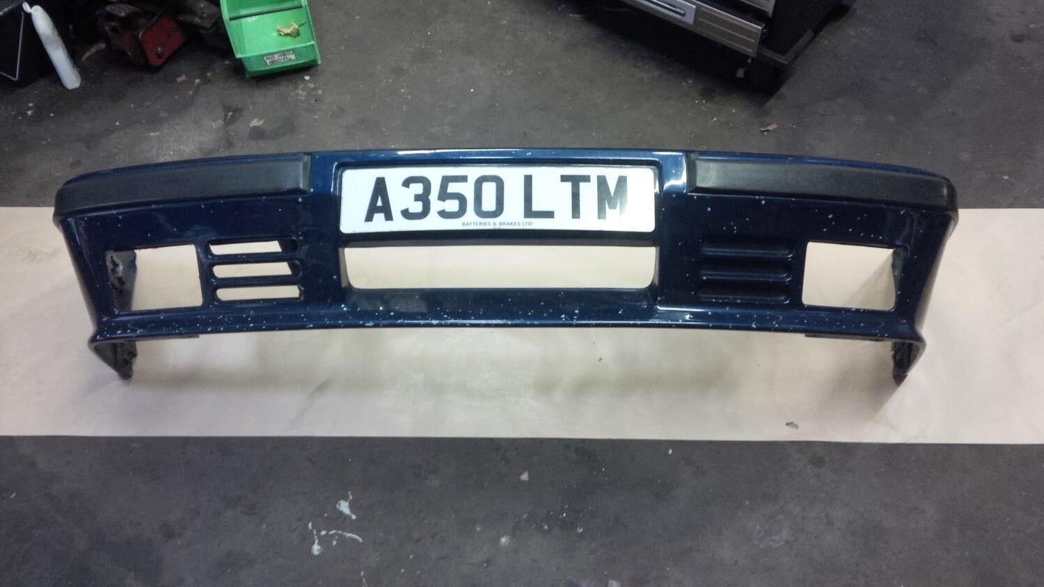 Bumper, front for Monza GSE or Senator A, metallic blue