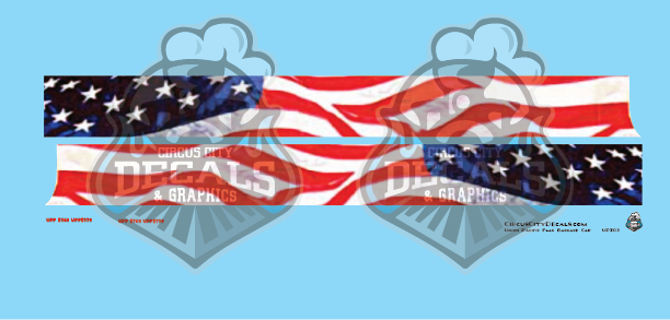 Union Pacific Promontory Council Bluffs Baggage Car Flag HO Decals UP ...