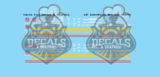 ArroWedge Container UPRU Union Pacific N Scale Decal Set