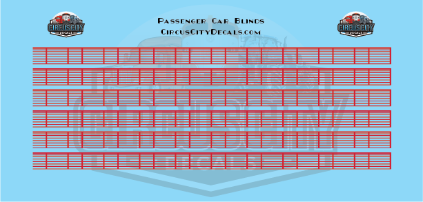 Venetian Blinds White HO Scale
