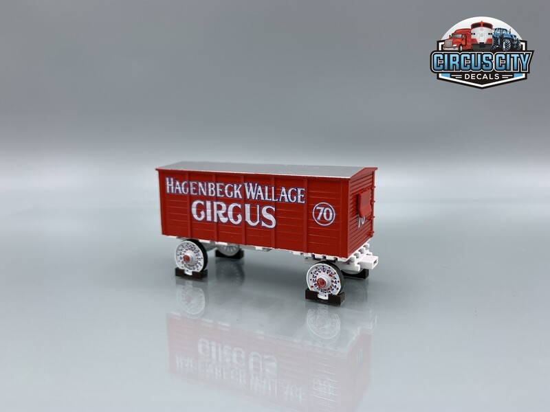 Hagenbeck Wallace Circus Wagon #70 Kit HO Scale