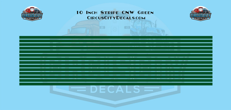 CNW Green Stripes 1:87 HO Scale