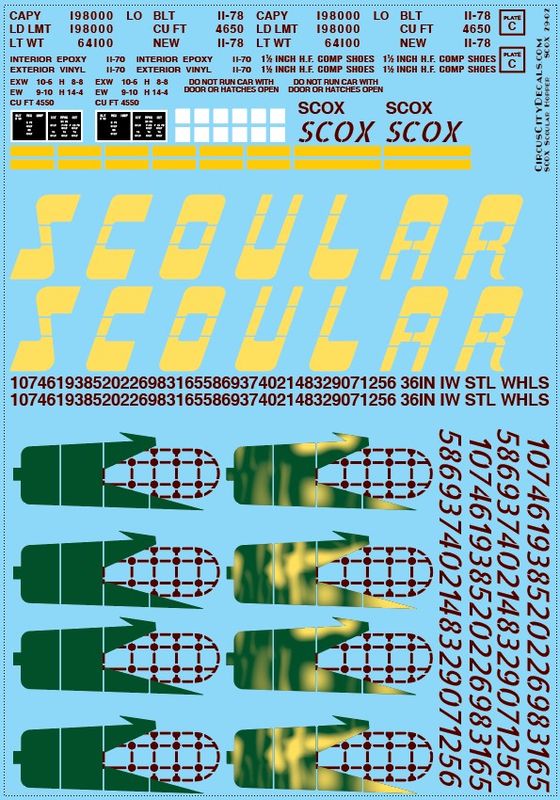 Scoular 59' Cylindrical Hopper SCOX G 1:29 Scale