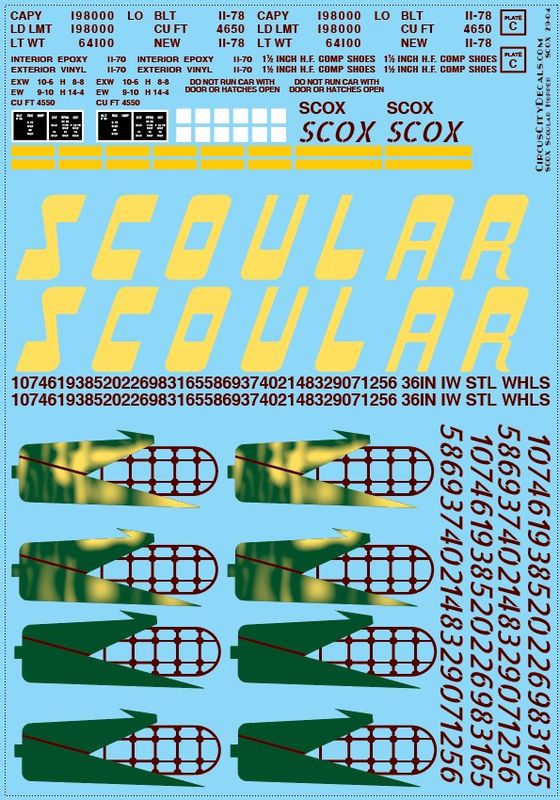 Scoular 59' Cylindrical Hopper SCOX G 1:29 Scale