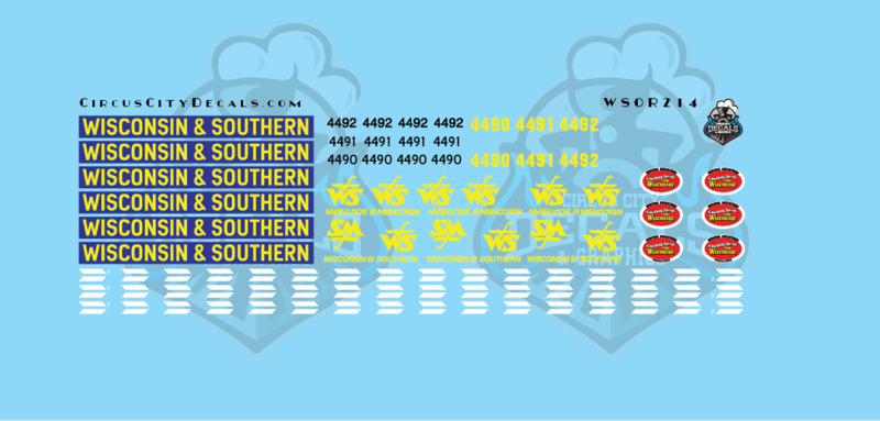 Wisconsin & Southern Railroad WSOR GP9 Something Special Scheme HO Scale
