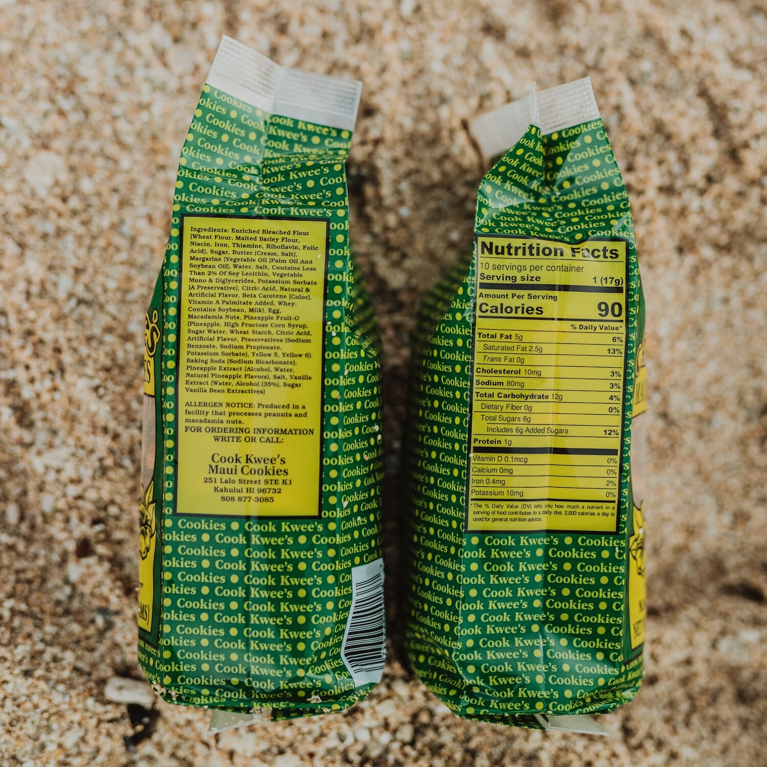 Pineapple Macadamia Nut Cookies — Shop — Cook Kwee's Maui Cookies