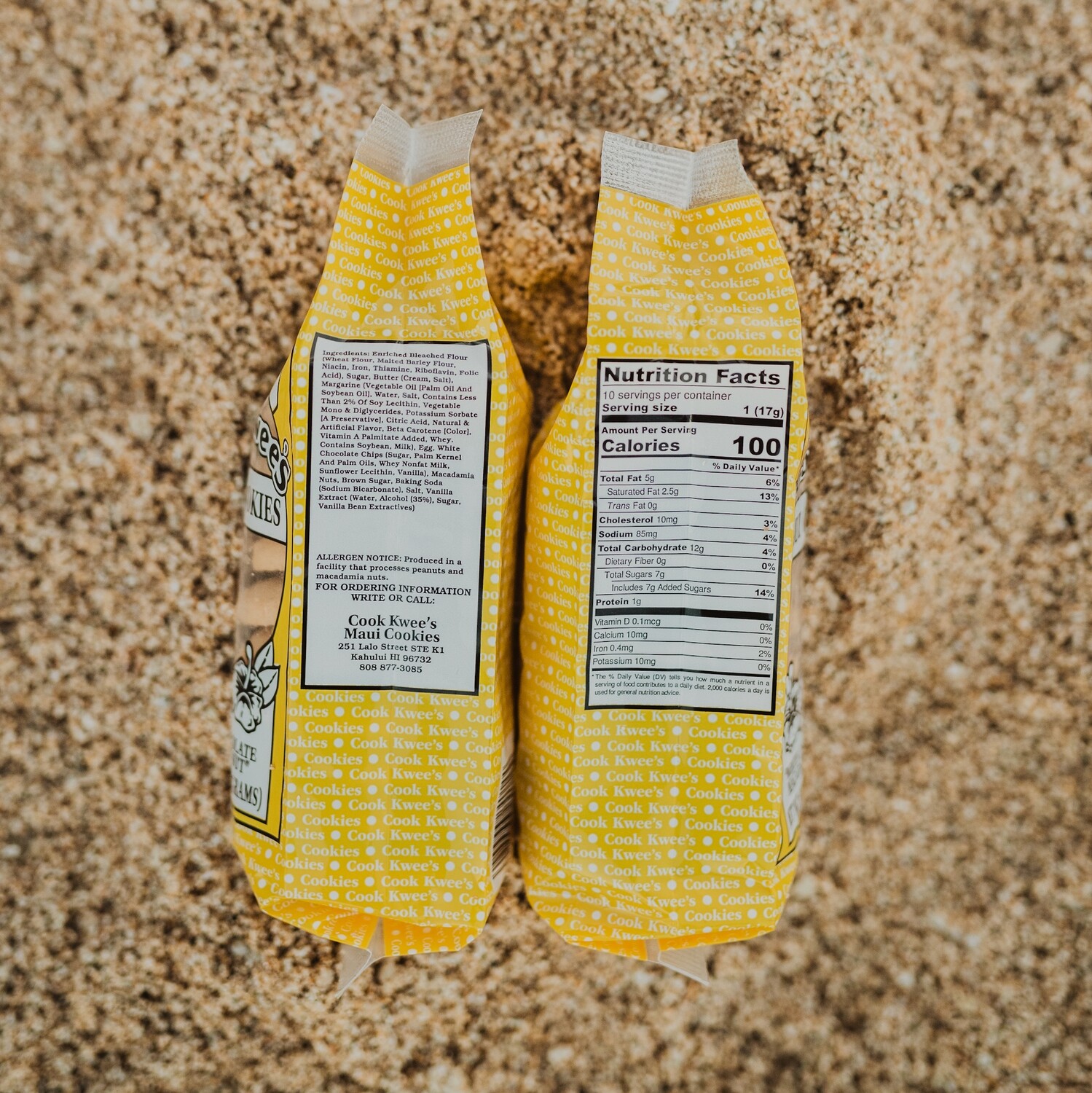 White Chocolate Macadamia Nut Cookies — Shop — Cook Kwee's Maui Cookies