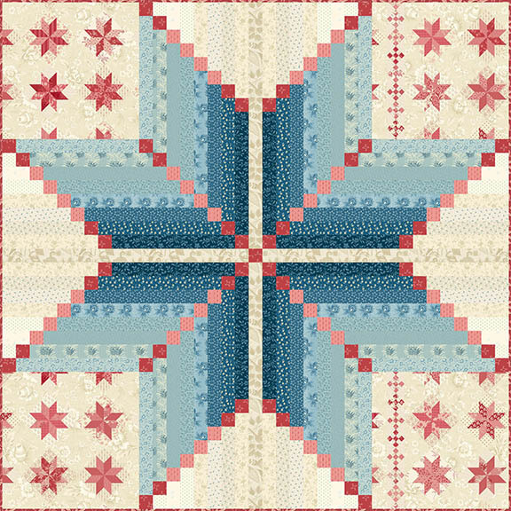 Virginia Star - 4th of July Fabric Kit