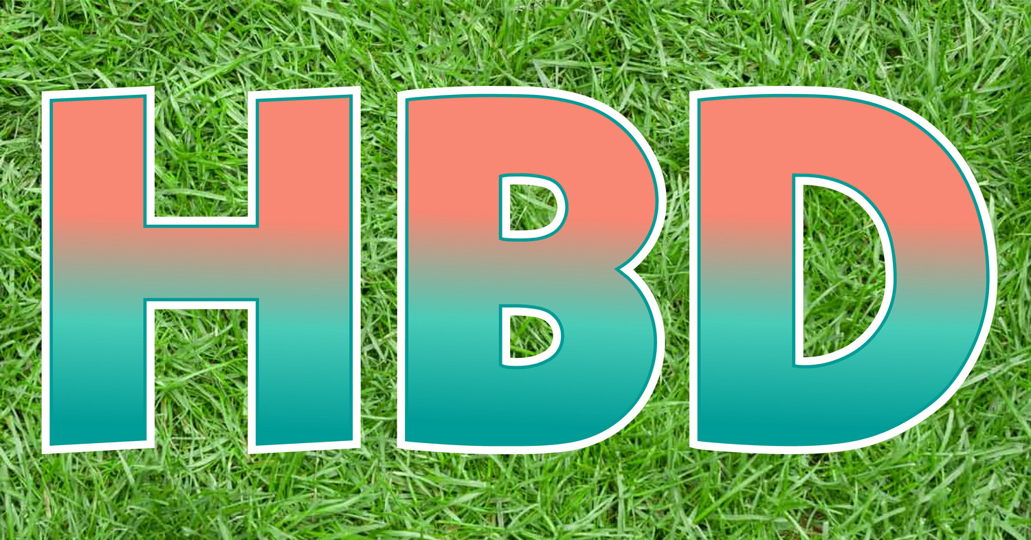 HAPPY BIRTHDAY! (2 Color Ombre) - Store - Bluegrass Greetings & Co.