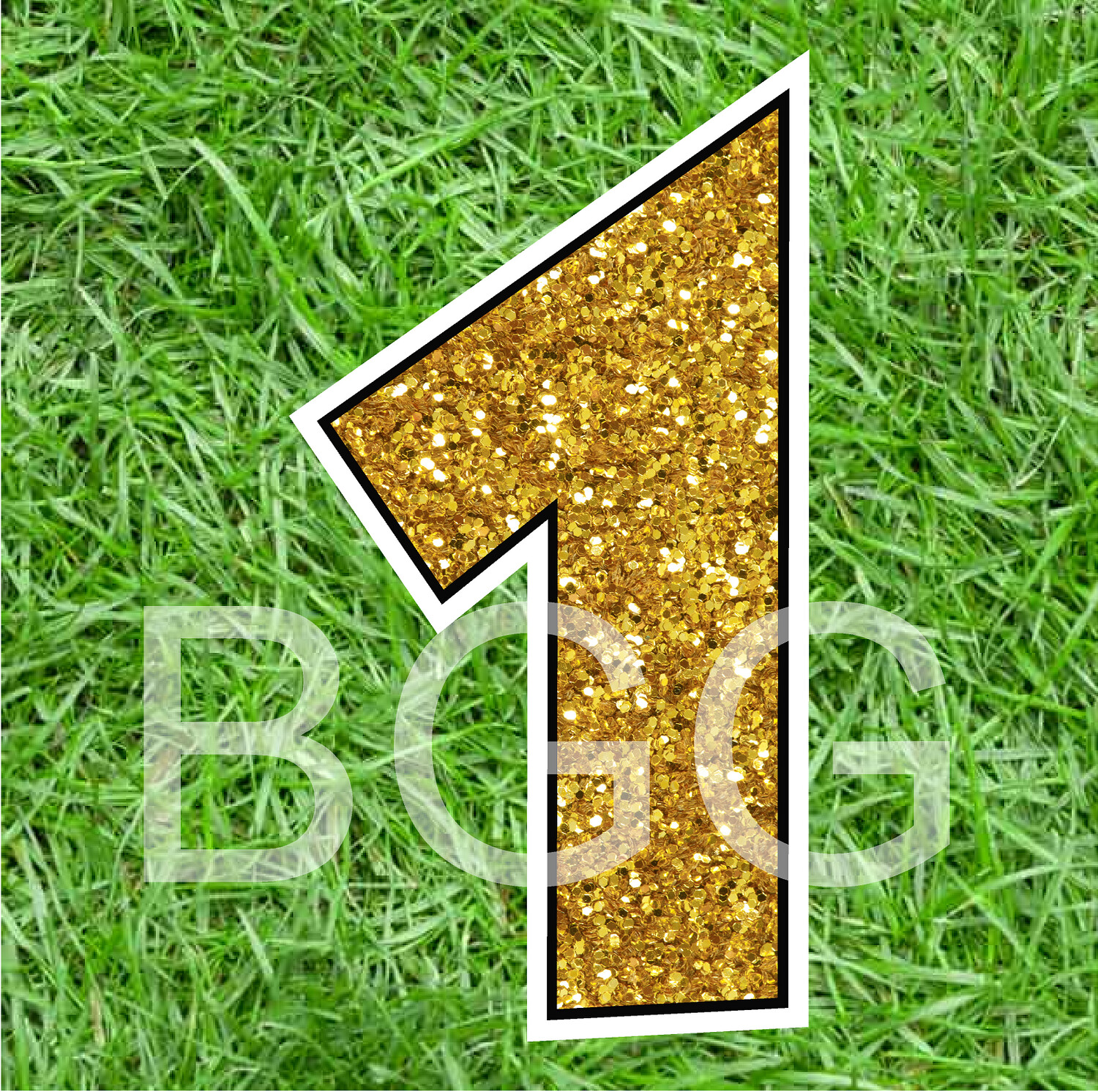 1 (One) Gold Glitter - Store - Bluegrass Greetings & Co.