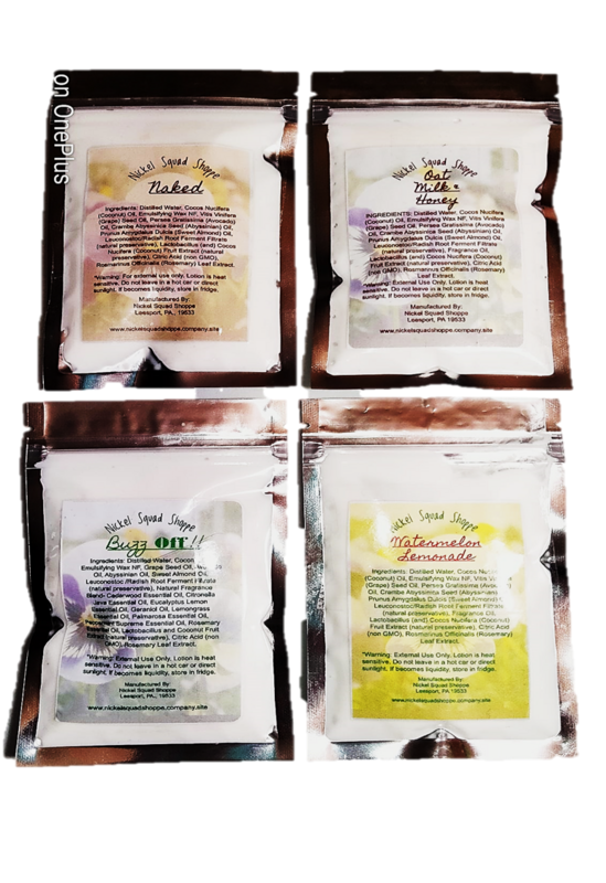 Lotion Samples
