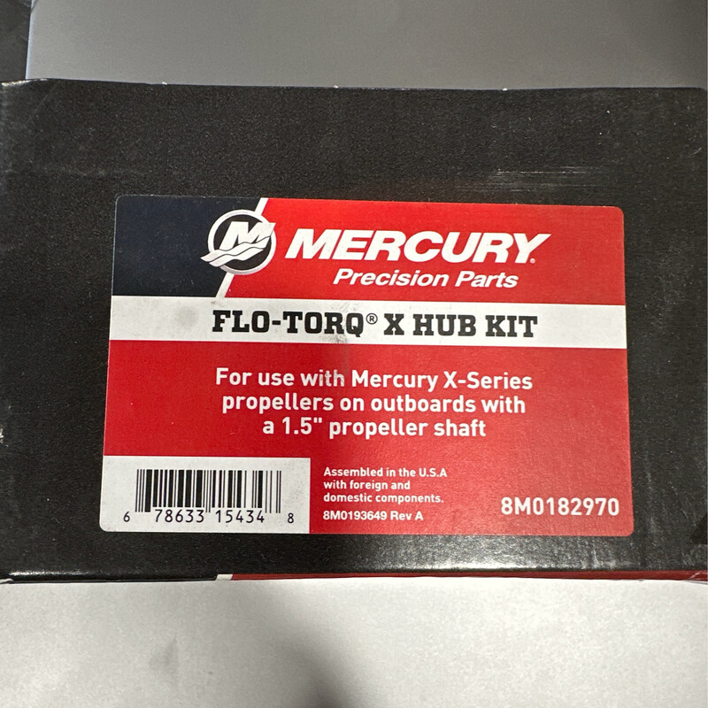 Mercury 8M0182970 HUB KIT-FLOTORQ X - Acme and OJ Props - Tennessee ...