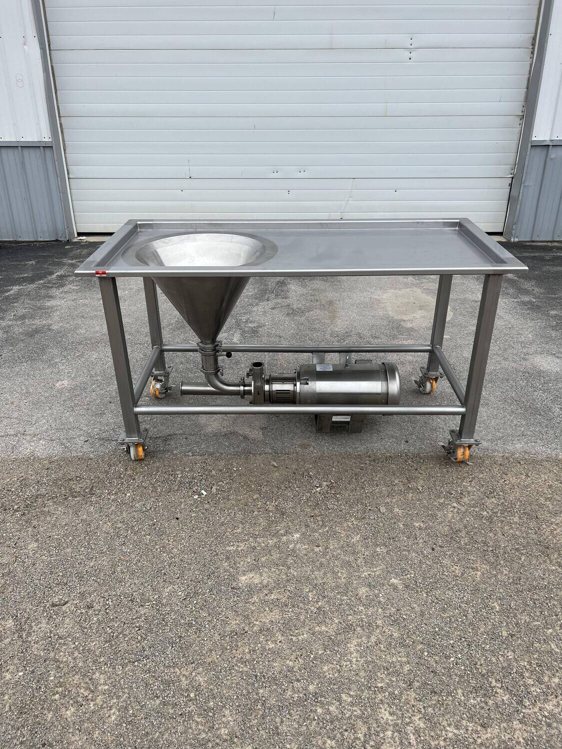Powder Funnel Table - #3576 | Store | Ullmer's Dairy Equipment ...