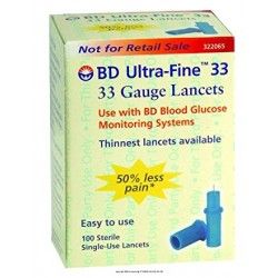 BD Ultra-Fine Lancets, 33 Gauge