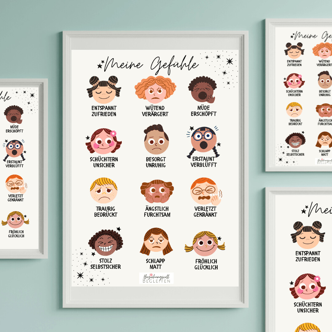 "Meine Gefühle" Poster A3