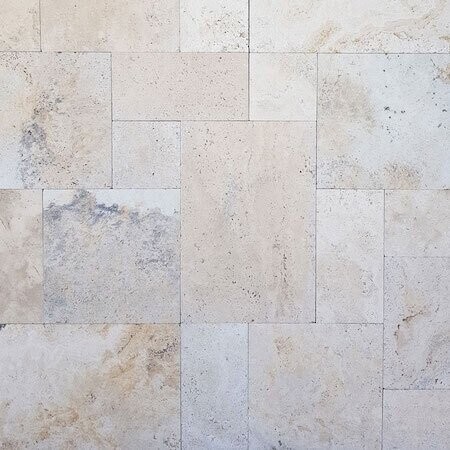 Travertine Tile - French Pattern