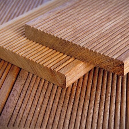 Merbau Decking - Reeded