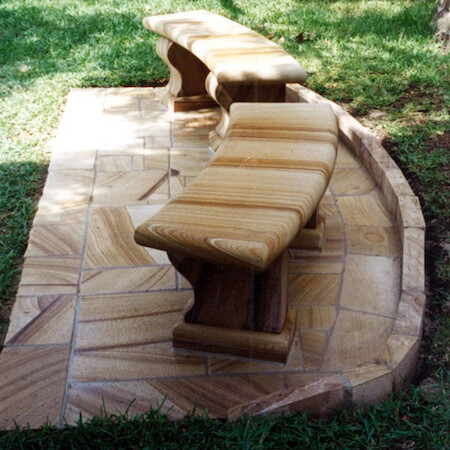 Sandstone Bench Seat