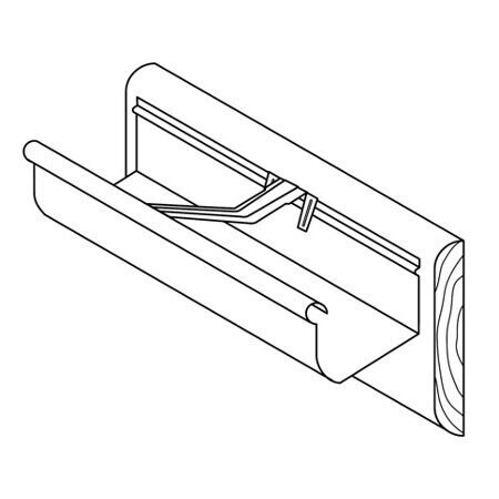 M Pattern Gutter Concealed Bracket