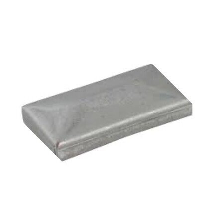 Galvanised Post Caps - Rectangle