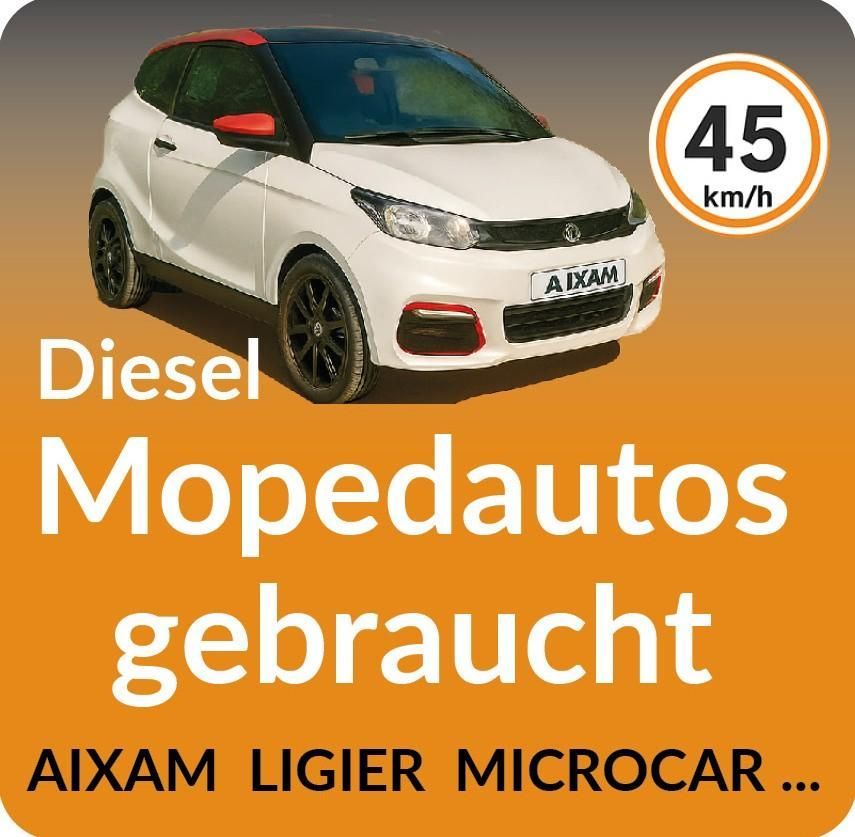 Mopedautos 45 km/h gebraucht | Aixam, Ligier Microcar, Casalini