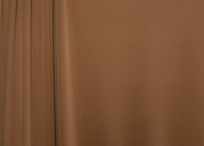 Polynosic/Spandex Knit - Pecan | Shop