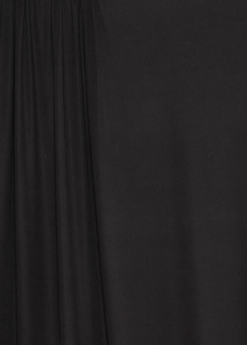 Polynosic/Spandex Knit - Black | Shop