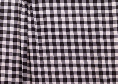 Rayon - Black & Cream Check | Shop