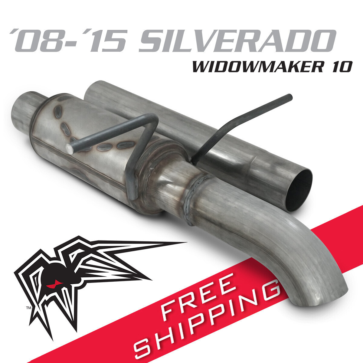 '08-'15 Silverado Widowmaker 10 Kit - Products - blackwidowexhaust.com