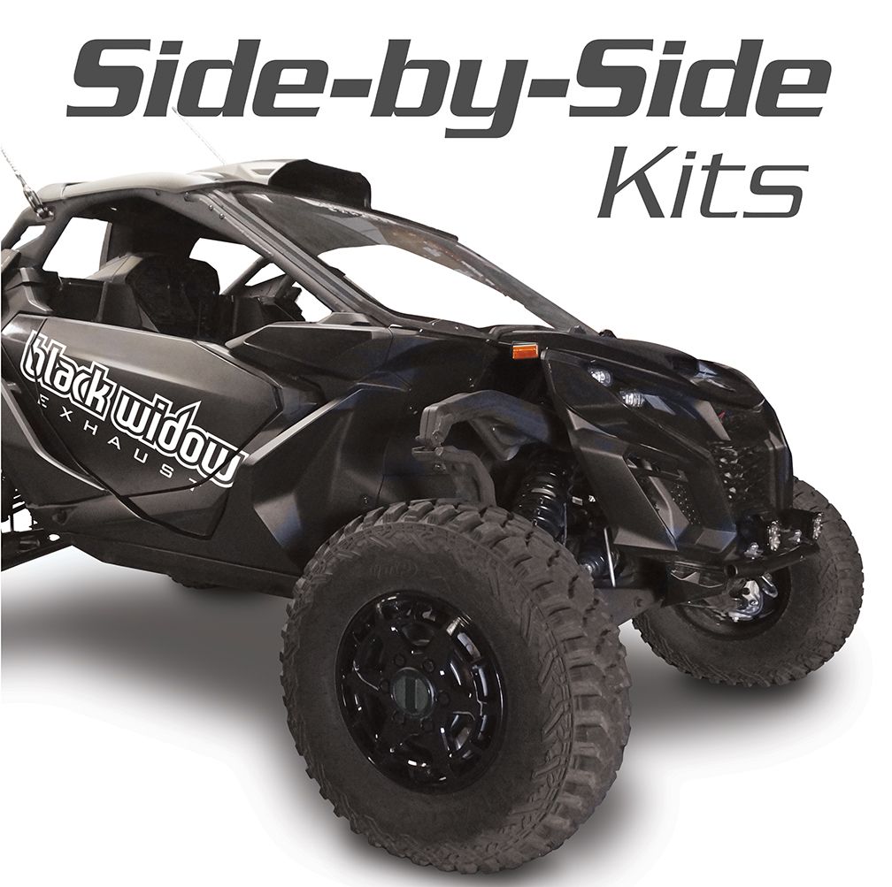 Side-by-Side Kits - Products - blackwidowexhaust.com