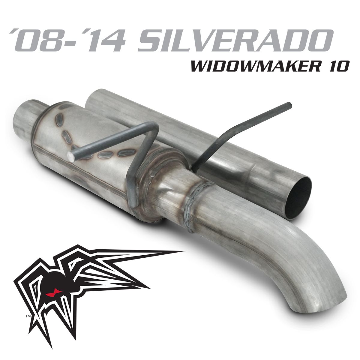 '08-'15 Silverado Widowmaker 10 Kit - Products - blackwidowexhaust.com