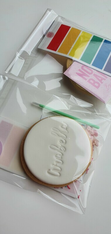 Colour Your Own - Personalised Party Biscuit