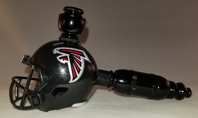 ATLANTA FALCONS NFL "BAD ASS" FOOTBALL HELMET SMOKING PIPE Straight ...