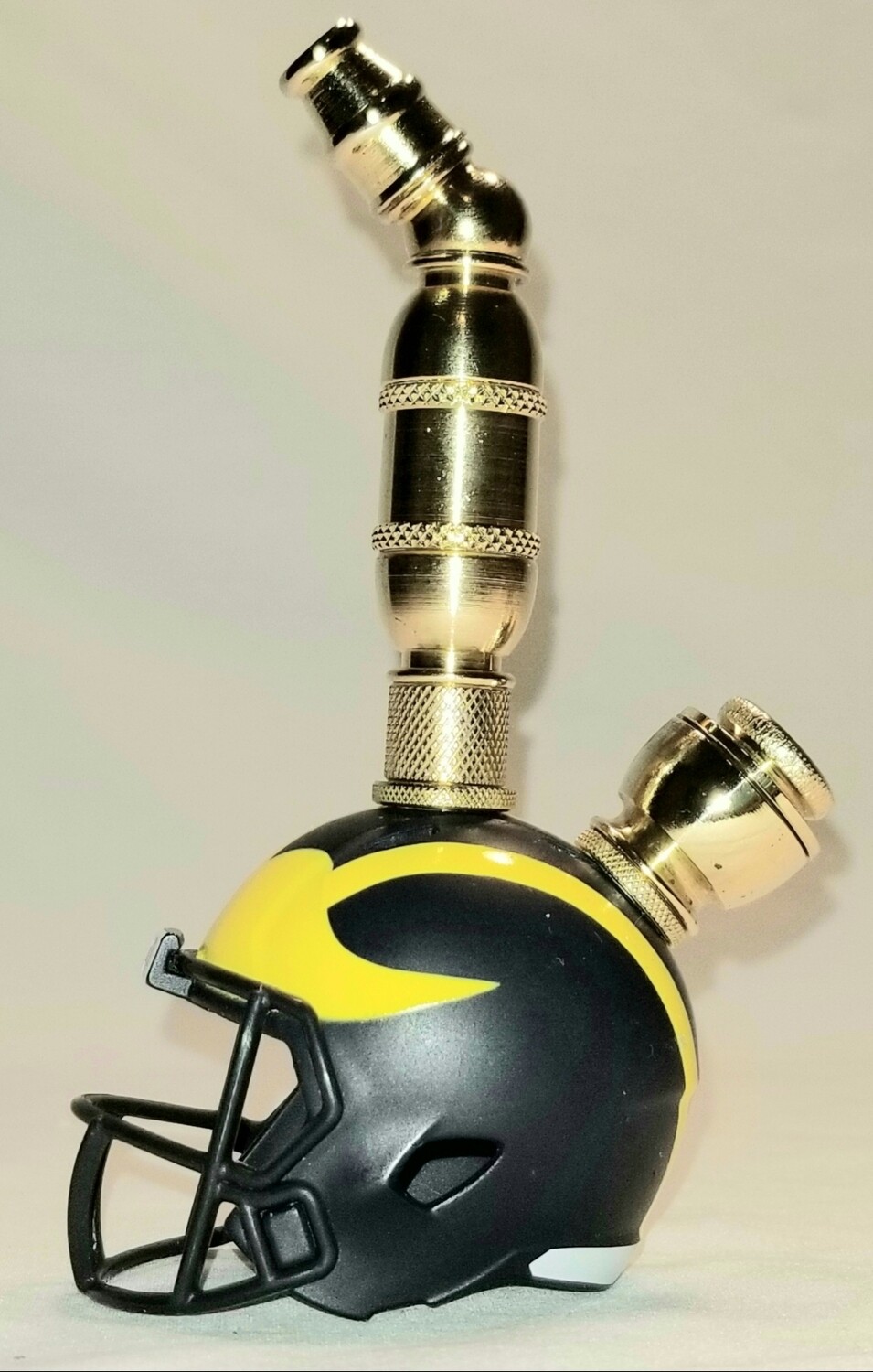 Michigan Wolverines Helmet Pipe Straight Design