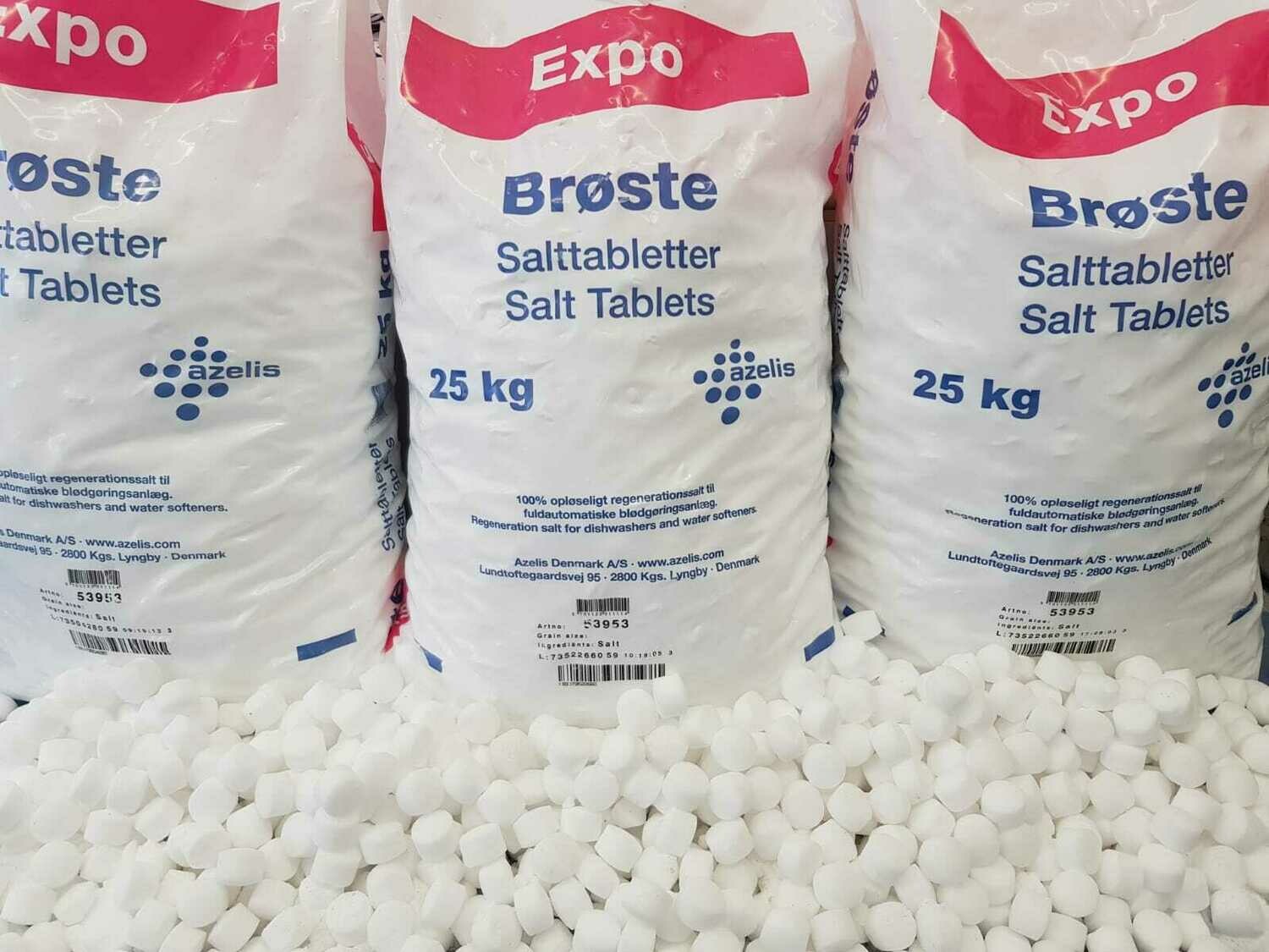 Broste Expo Tablet Salt 25kg & 10kg bags