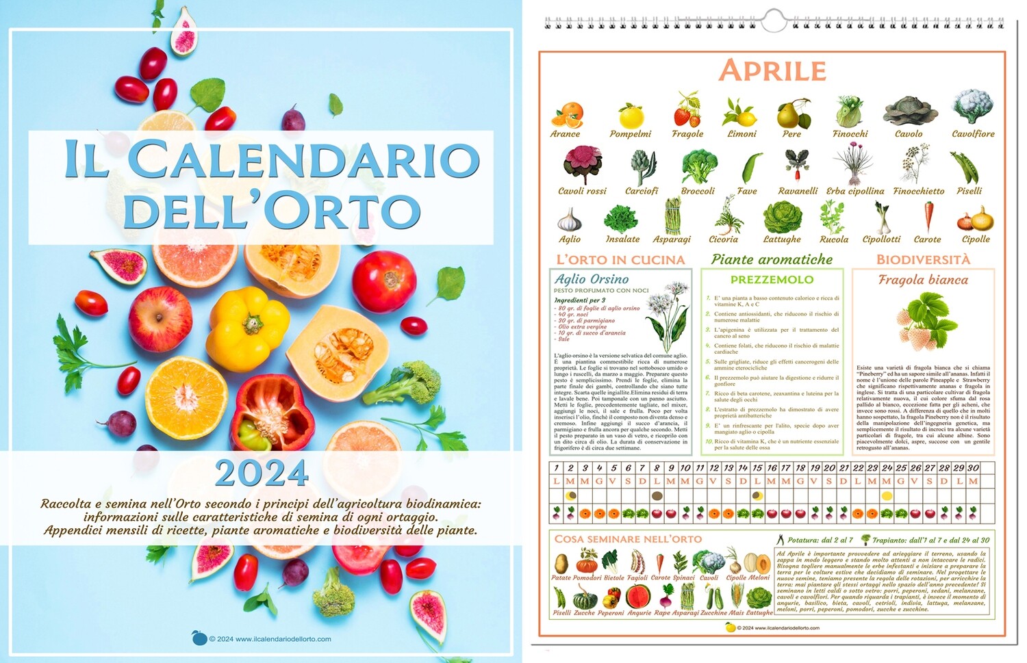 Calendario dell'Orto
