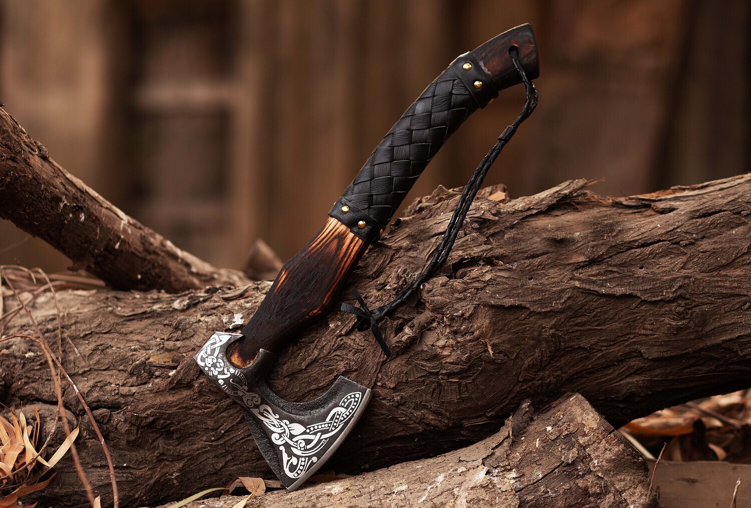Hand Forged Viking Axe , Hatchet With Leather Sheath , Nordic Axe ...