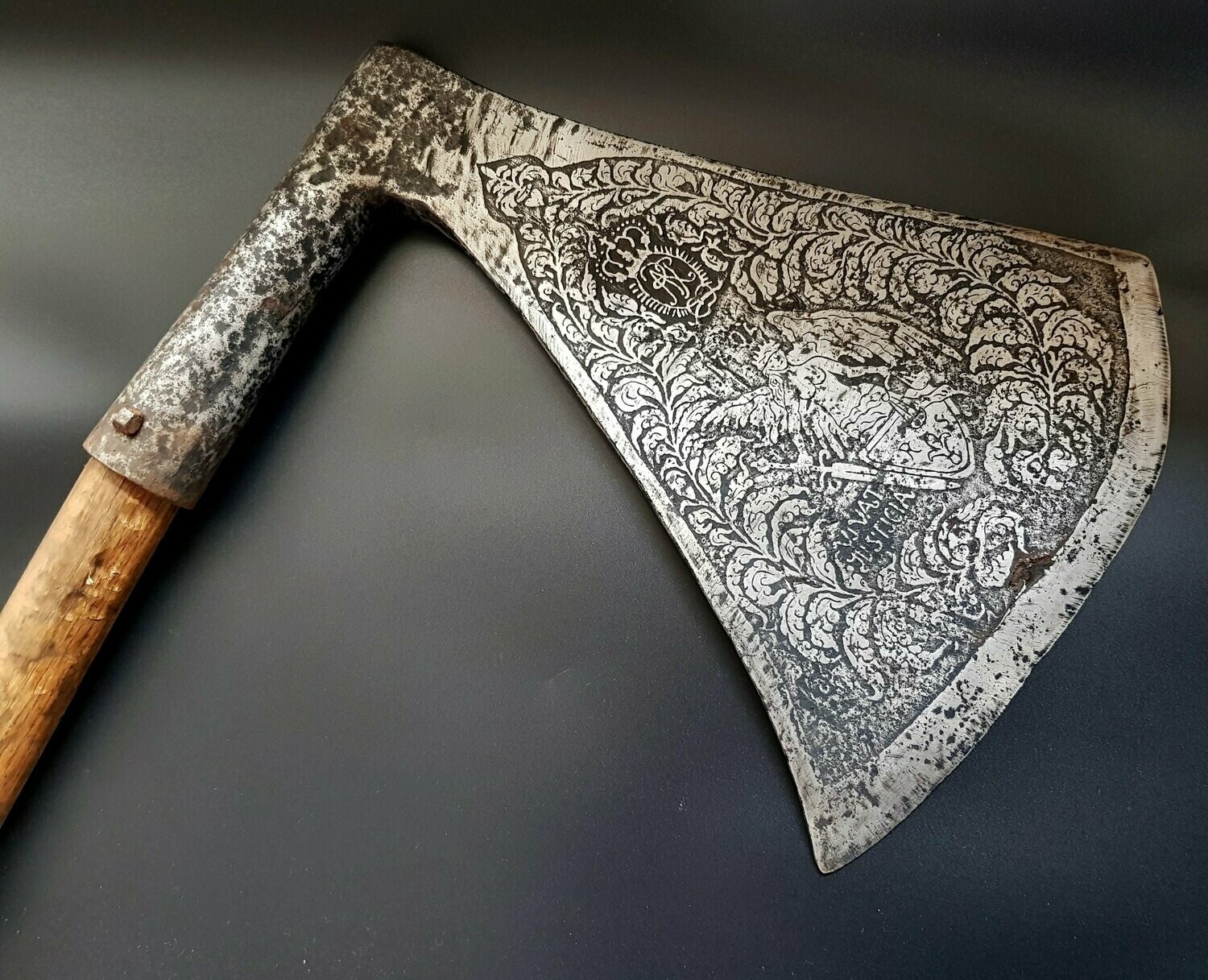 Large Original Amazing Antique German Executioner's Axe Dated 1702 ...