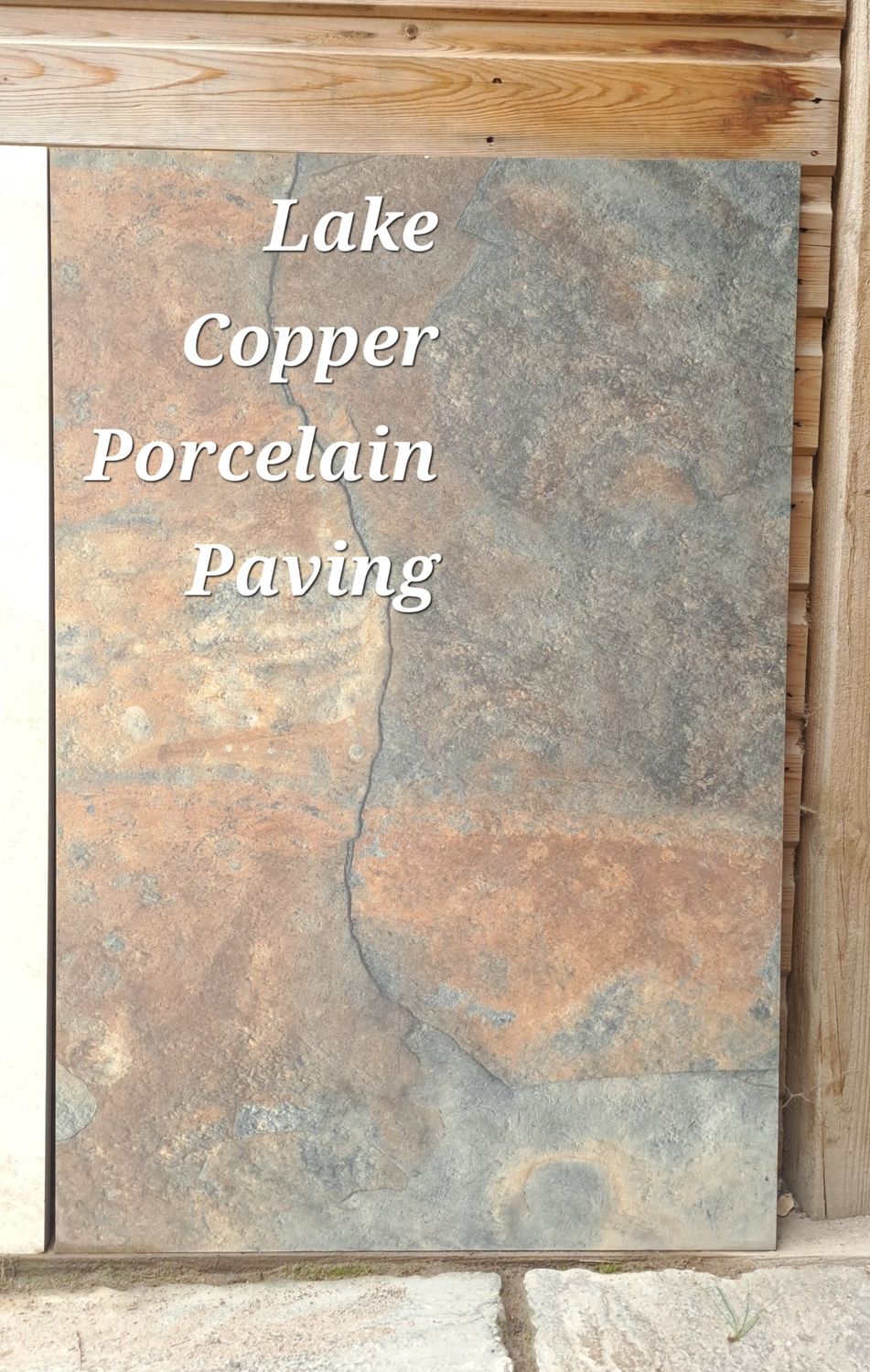 Lake Rustic Copper Porcelain Paving Slab- From £26 per m2 (3 Sizes ...