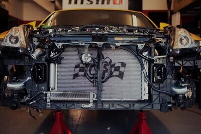 CSF Triple-Pass high-performance all-aluminum radiator + AC Condenser ...