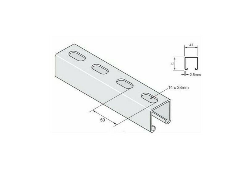 Slotted Channels - HVAC - Engmek Mechanical Engineering Supplies