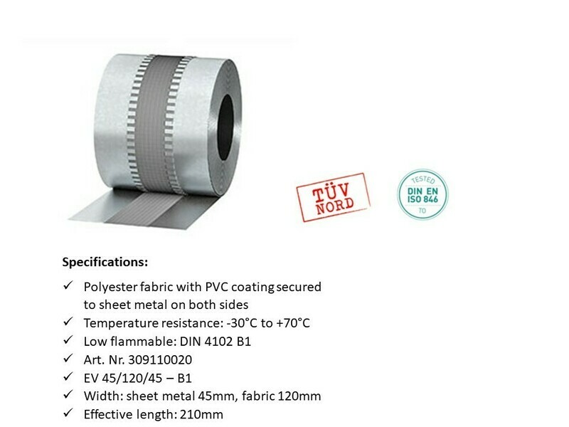 Flexible Duct Connector-Polyester/PVC - Data Centre Solutions - Engmek ...