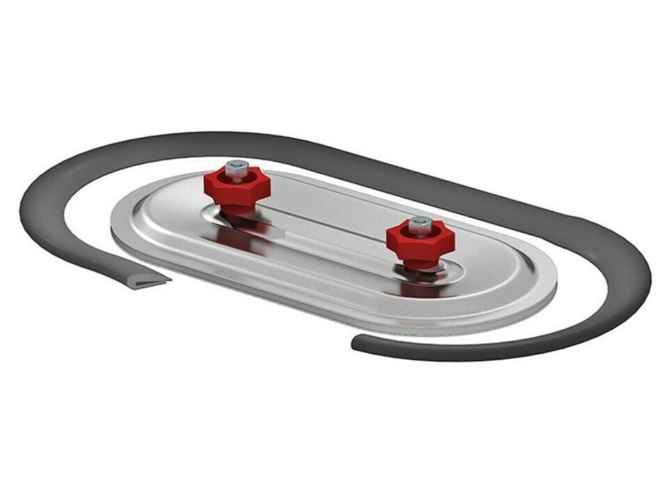 Access door for rectangular ductwork with edge protection - HVAC ...