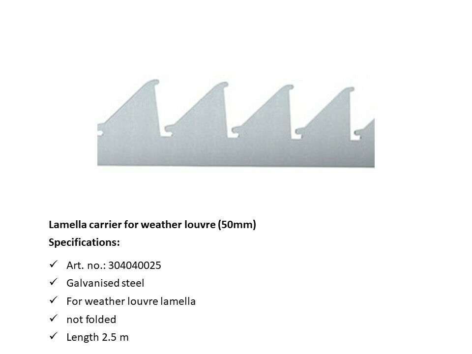 Weather Louvre 50mm - HVAC - Engmek Mechanical Engineering Supplies
