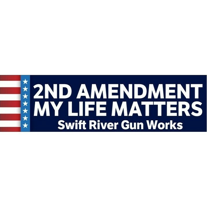2nd Amendment bumper sticker | Swift River Gunworks
