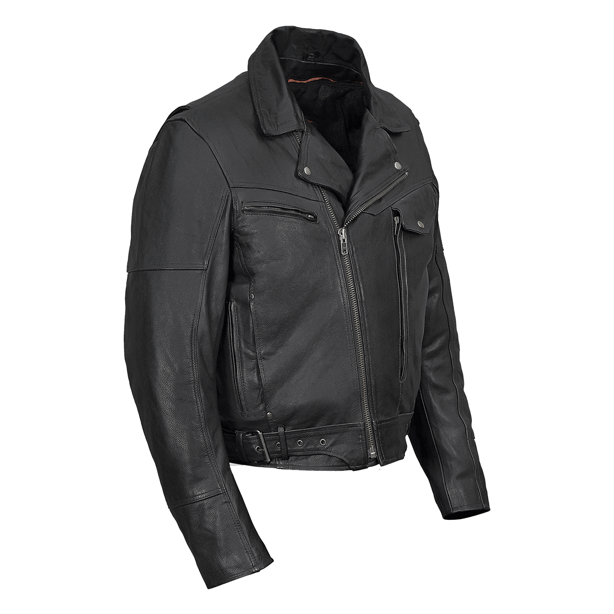 VL509 Men's Pistol Pete Jacket Premium Leather / Lower Padded Back ...
