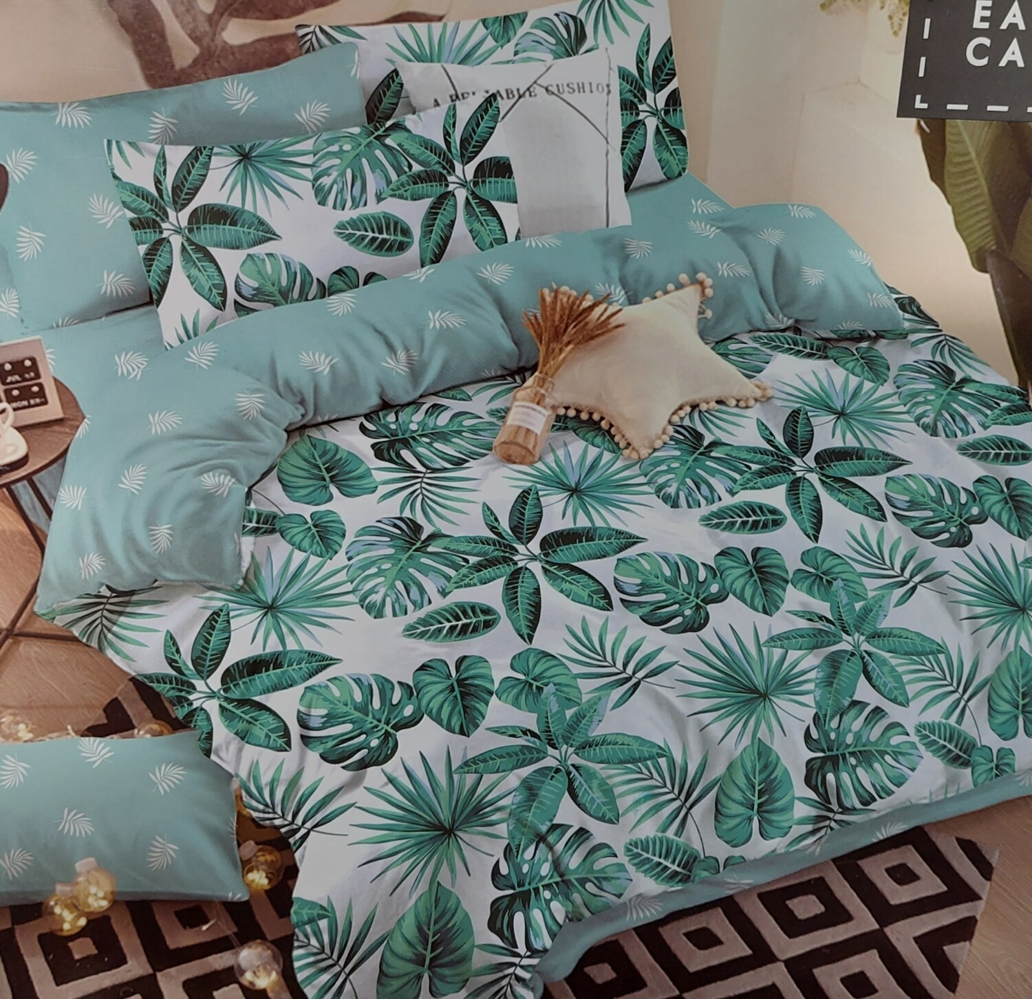ABSOLUTE DECOR DUVET COVER- TROPICAL