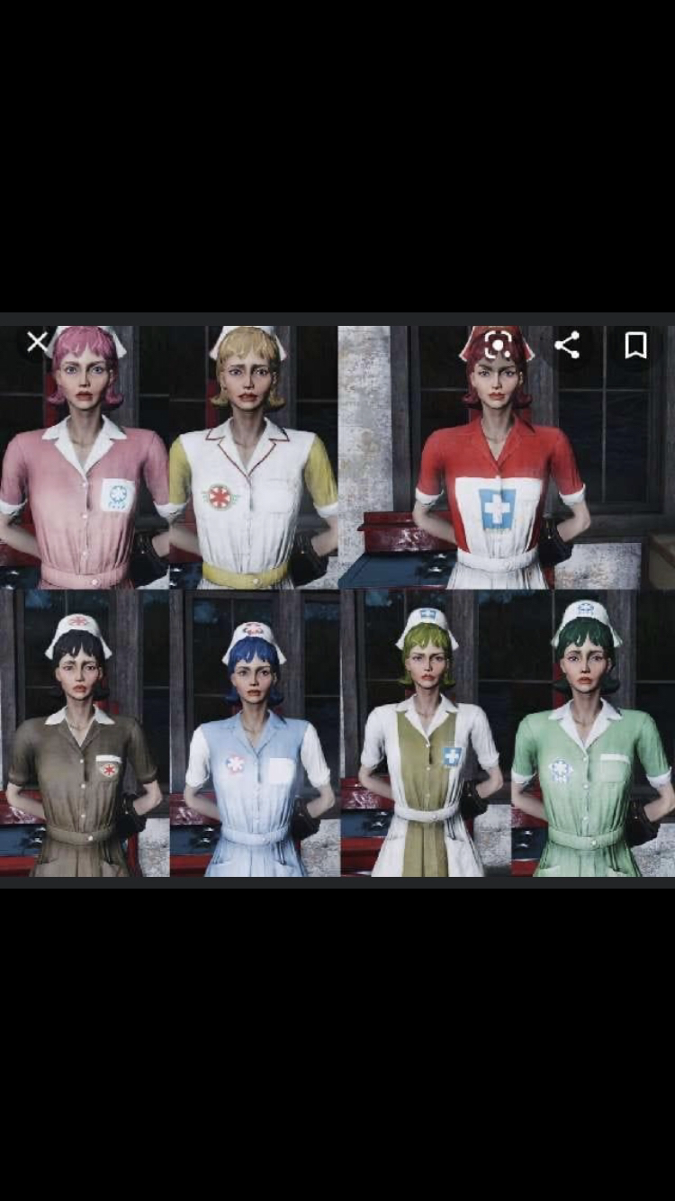 Asylum Outfits COMPLETE COLLECTORS SET