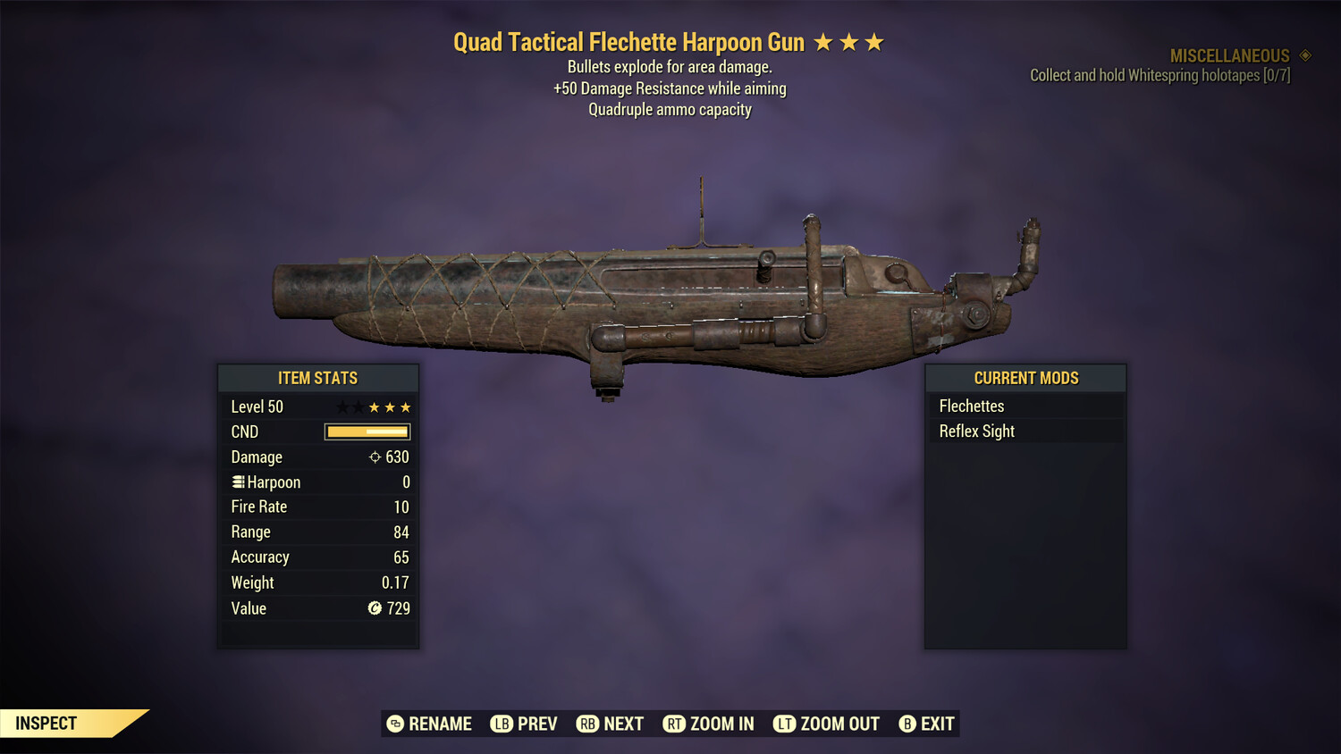 LEGACY Quad Explosive 50 Harpoon Gun